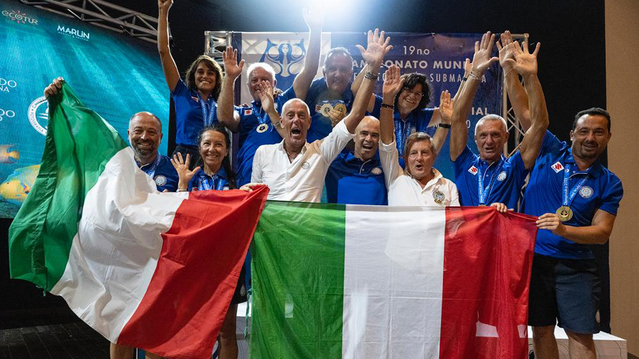 FIPSAS - SETTE MEDAGLIE PER L’ITALIA AI MONDIALI DI FOTOSUB E VIDEOSUB