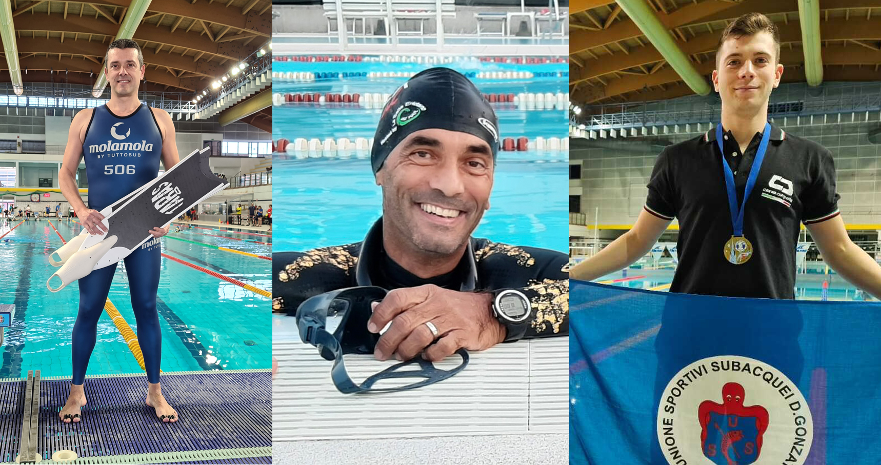 FIPSAS - MAURO GENERALI, GIUSEPPE FUSTO E ALESSANDRO CIANFONI DA RECORD